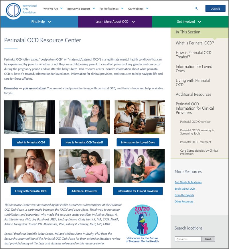 Maternal OCD - Policy Center for Maternal Mental Health